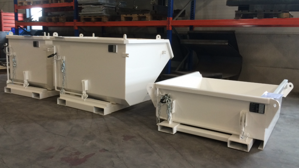 Custom kantel hijs container | Indapp